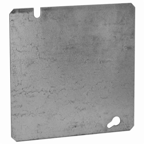 Appleton® 8487 Flat Blank Box Cover, 4-11/16 in L x 4-11/16 in W, Steel ...