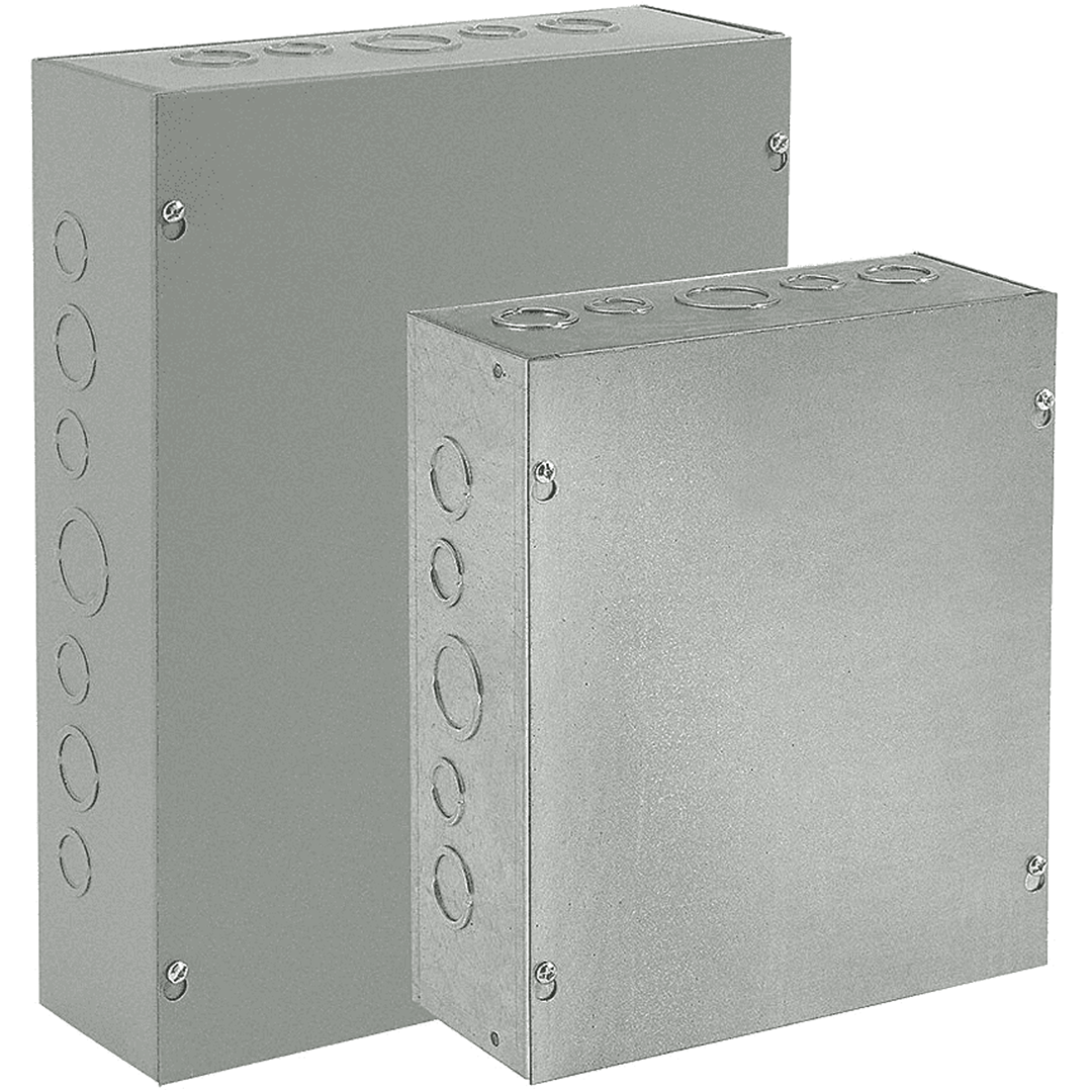 nVent HOFFMAN ASE12X12X4NK A90P1 Pull Box, 12 in W x 4 in D x 12 in H ...