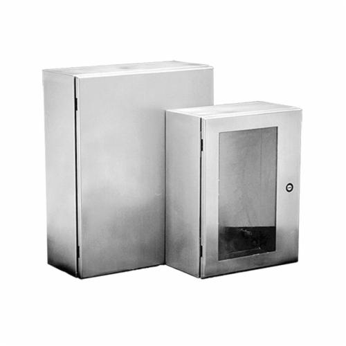 nVent HOFFMAN CONCEPT™ CSD12126SS CWS 1-Door Enclosure, 12 in L x 12 in W x 6 in D, NEMA 4X NEMA ...