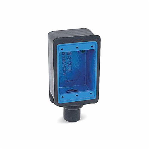 Ocal® FS1-G Dead-End Device Box, Iron, 1 Gang, 1 Outlet, 1 Knockout ...