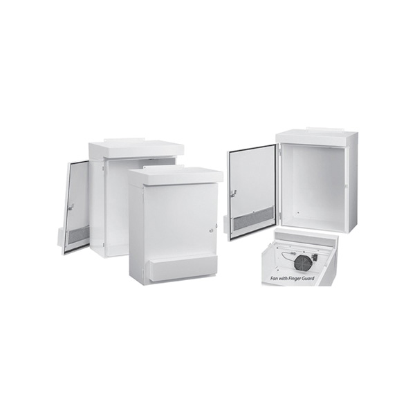 nVent HOFFMAN WeatherFlo™ WF3LP A3RD Vented Enclosure With Fan, 29 in L ...