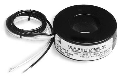 Square D™ 2NR500 Current Transformer, 50:5 Current Ratio, 50 A Primary ...