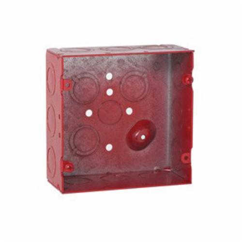 Raco® 911-12 Square Box With Conduit Knockouts, 42 cu-in, 16 Knockout ...
