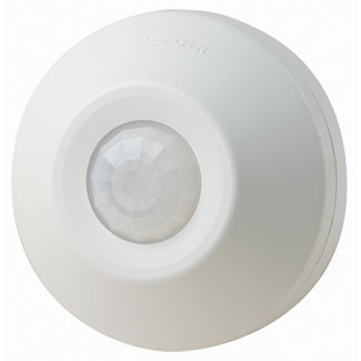 Leviton® ODC0S-I2W Line Voltage Ceiling Mount Occupancy Sensors, 220 VAC, Passive Infrared ...