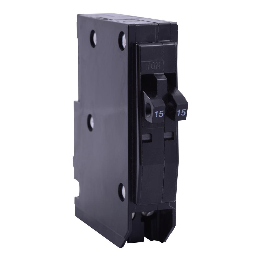 Square D™ QOT Type QOT Tandem Miniature Circuit Breaker, 120/240 VAC ...