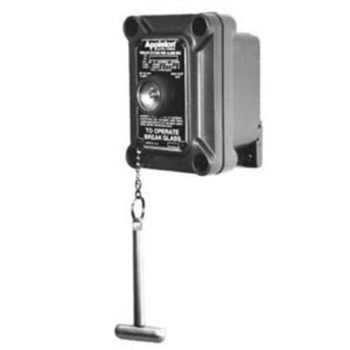 Appleton® N2DC75FA-U1 N2 Factory Sealed Fire Alarm Station With Hammer ...