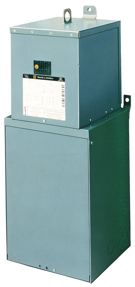 Square D™ MPZ7S40F Sealed Mini Power Transformer, 480 VAC Primary, 120/ ...