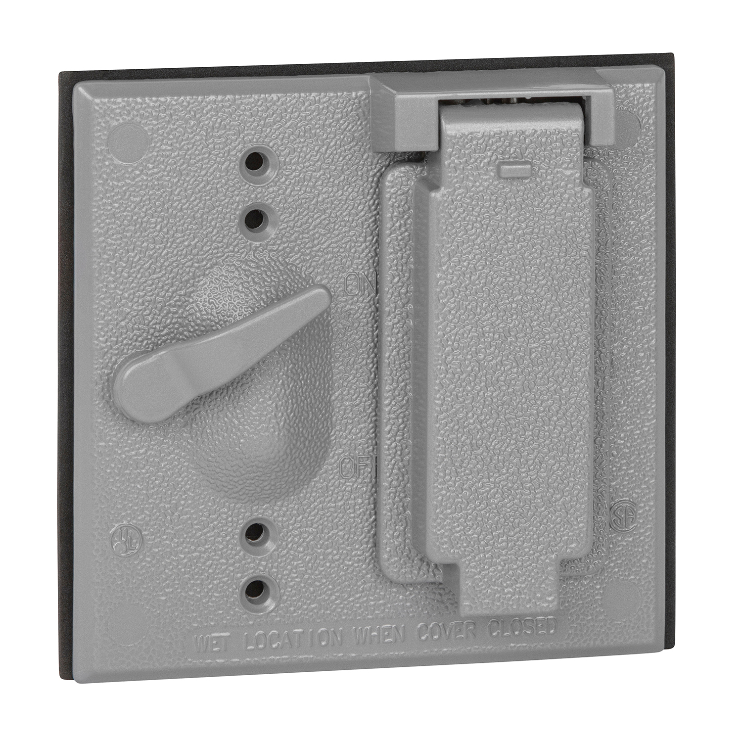 Red Dot® 2CCTD Weatherproof Electric Box Cover, Aluminum | Steiner ...