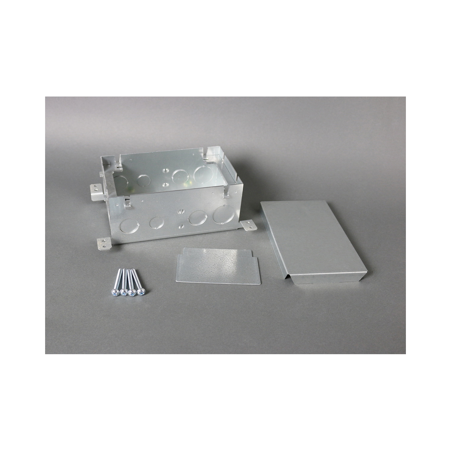 Wiremold® Omnibox™ 880S2 Stamped Adjustable Floor Box, Steel, 117 cu-in ...