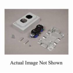 Wiremold® 1543GL 1500/2600 1-Channel Duplex Grounding Receptacle Cover ...