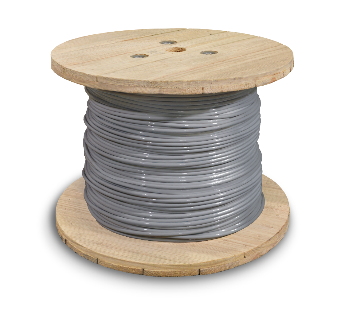 XHHW-2 10 AWG, Stranded, Gray, Copper Building Wire, 500 FT Spool ...