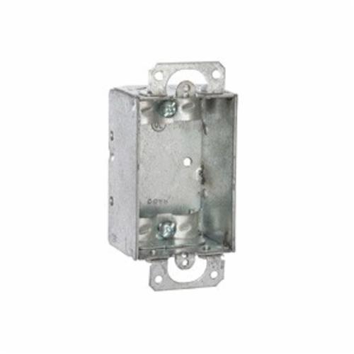Raco® 410 Non-Gangable Switch Box, Steel, 7.5 cu-in, 1 Gang, 1 Outlet ...