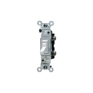 Leviton® 1451-2W Toggle Switch, 120 VAC, 15 A, 1/2 hp | Steiner ...