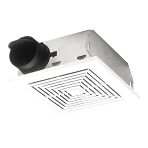Broan® 689 Bathroom Ventilation Fan, 60 cfm, 3 in Dia Duct, 120 VAC, 1. ...