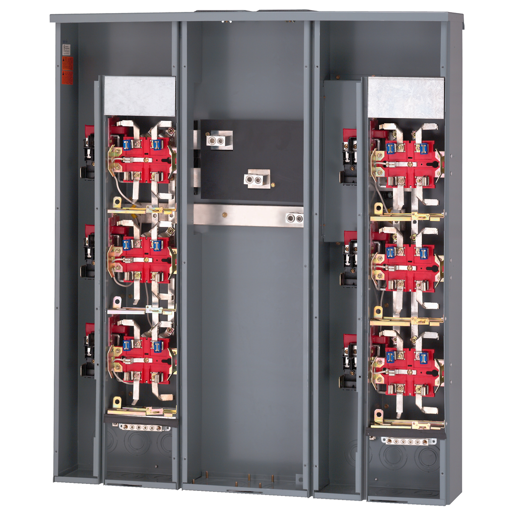 Square D™ Meter-Pak™ MP Series 6-Position Ringless Meter Socket, 240 ...