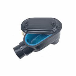 Ocal® OCAL-BLUE® LB37-G Type LB Conduit Body With Cover, 1 in Hub, 7 ...