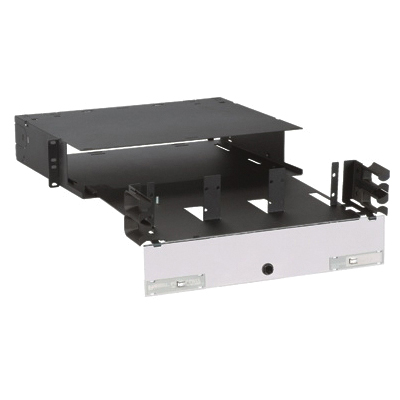 Panduit® FRME2U Opticom® Rack Mount Fiber Optic Enclosure, 144 Fiber ...