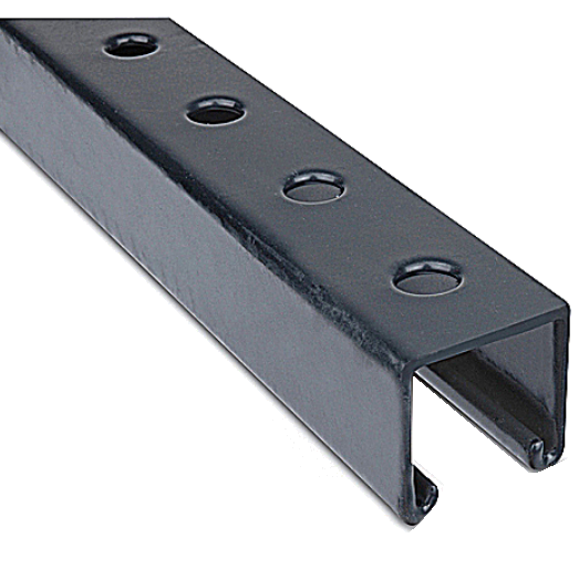 Ocal® A12P-G Punched Standard Strut Channel 12 Gauge Thick 10 ft Length ...