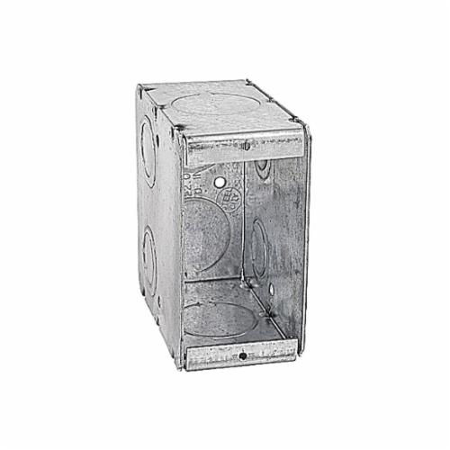 Steel City® GW Series Non-Gangable Masonry Box, Steel, 22 cu-in, 1 Gang ...
