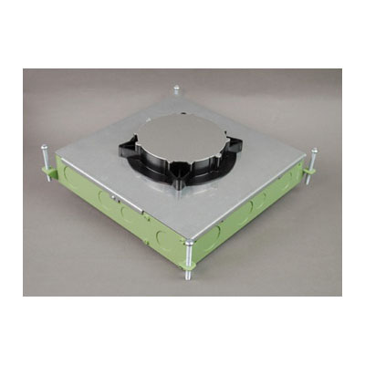 Wiremold® RFB4E-OG RFB On-Grade Floor Box, Steel, 300 cu-in, 4 Gangs ...