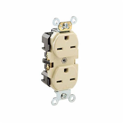 Leviton® 5662-I 1-Phase Duplex Heavy Duty Straight Blade Receptacle ...