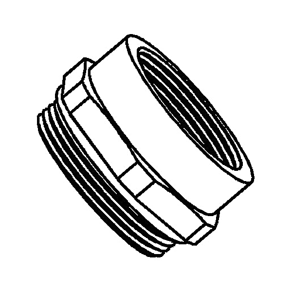 Pos-E-Kon® M20-50 Metric ISO To NPT Thread Adapter, M20 Interior Thread ...