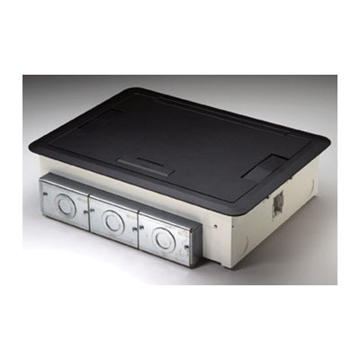 Wiremold® EFB6S Evolution™ Standard Floor Box, 6 Gangs | Steiner ...