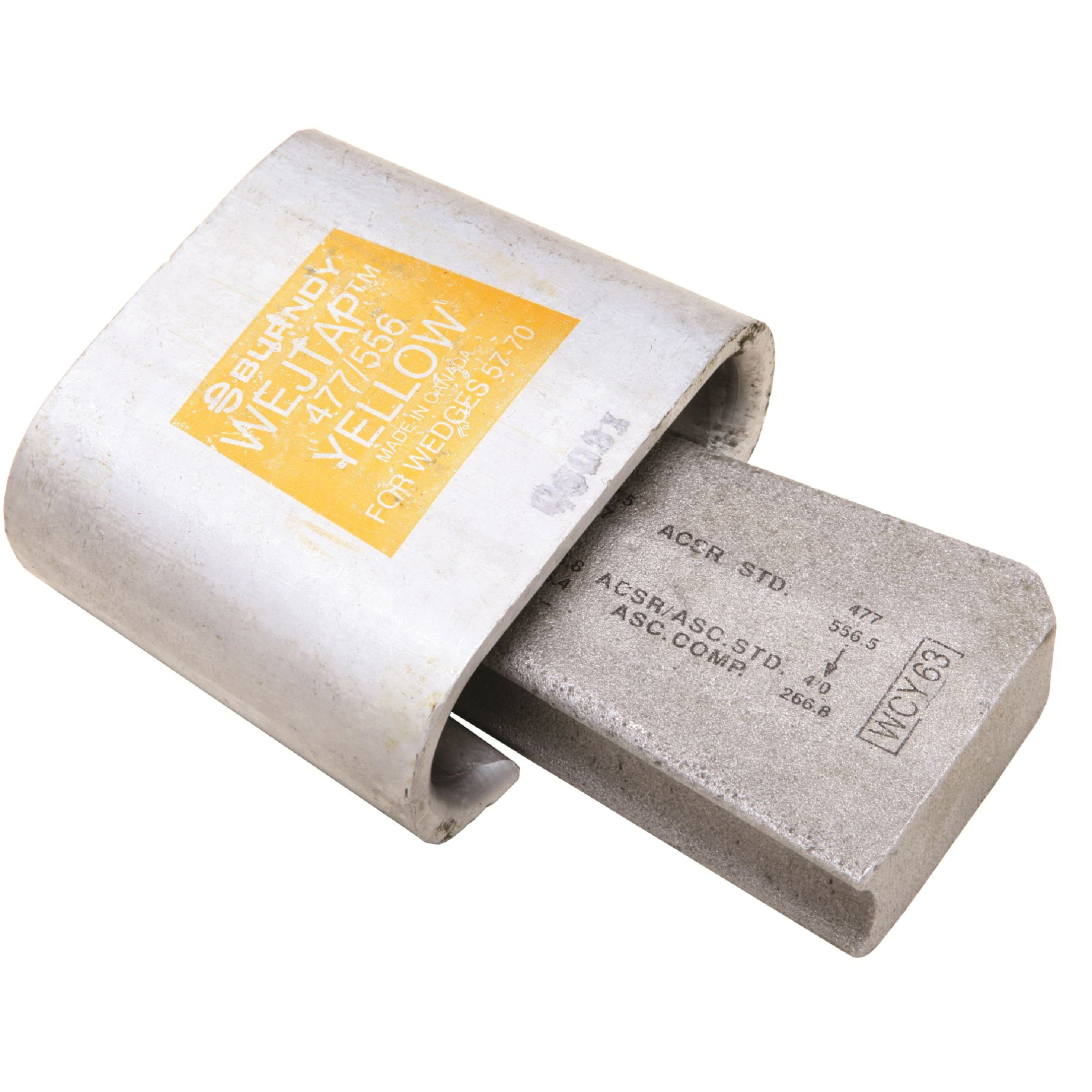 Burndy® Wejtap™ WCY61 Wedge Overhead Tap, Aluminum Conductor, 350 kcmil ...