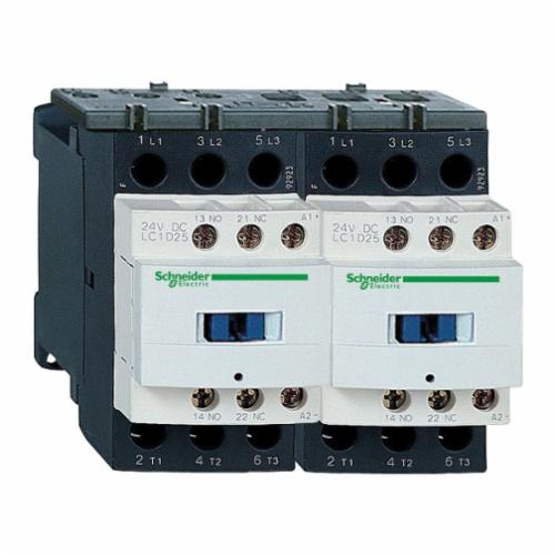 Schneider Electric LC2D18G7 TeSys™ D-Line Standard IEC Contactor, 120 ...