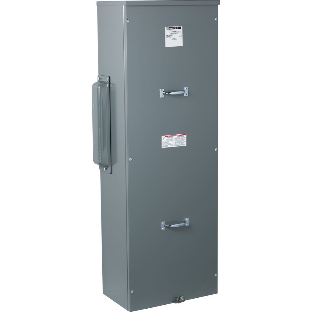 Square D™ EZ Meter Pak™ EZM1800TB Rainproof Meter Centre Main Unit, 120 ...