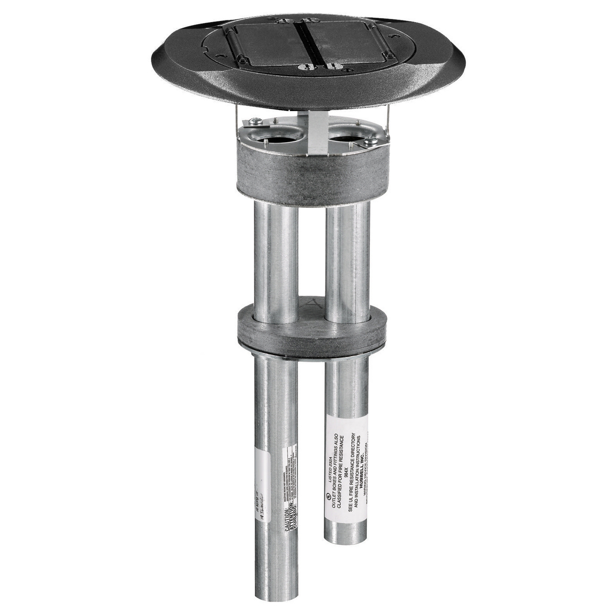 Hubbell® SystemOne™ S1PTBL 1-Piece Light Duty Poke-Through Unit, 4 in ...