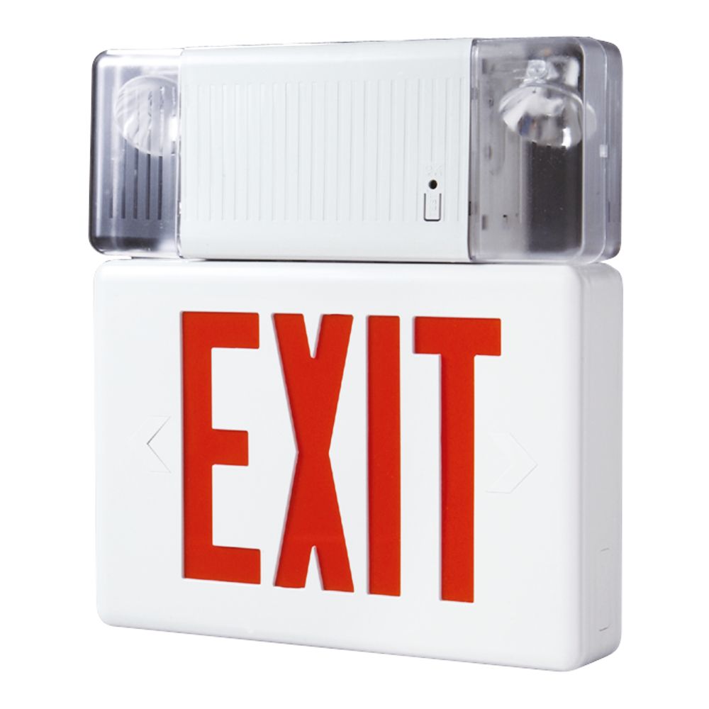 Atlite Emer/Exit RCS8R-3 Dual Voltage Heavy Duty Exit Sign and ...