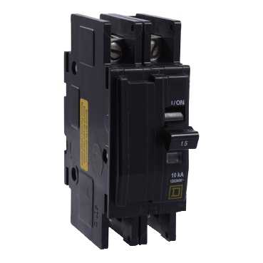 Square D™ QOUQ250B Type QOU Miniature Circuit Breaker, 120/240 VAC, 50 ...