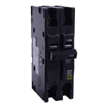 Square D™ QOU2100B Type QOU Miniature Circuit Breaker, 120/240 VAC, 100 ...