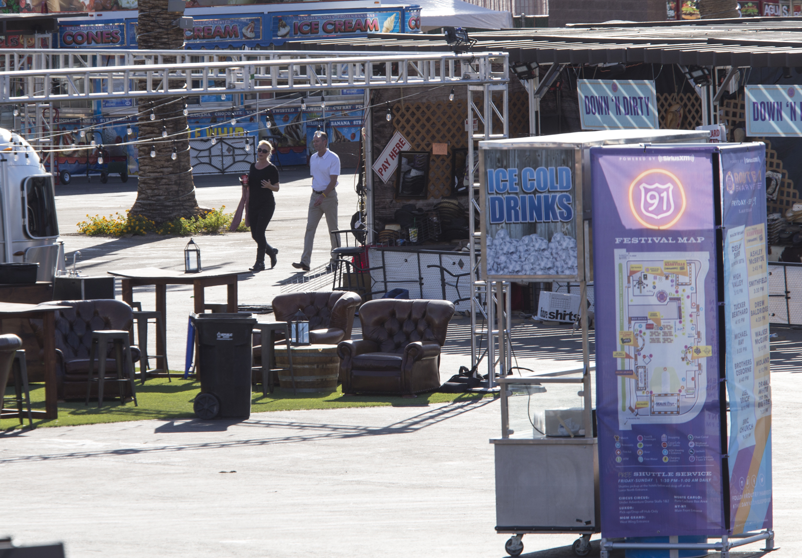 A month later, Las Vegas shooting crime scene still frozen in time ...