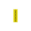 ID SHEET TAPE YELLOW / 0 BLACK 0.25 INCH [1/ST] T8000509 | Shop STERIS