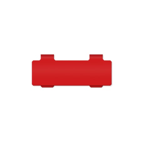 PLASTIC TRAY TAG CLIP 3.54 X 1.18 IN RED[10/PK] PT0504 | Shop STERIS
