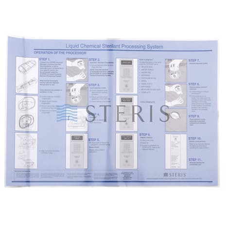 SS1E PROCESSOR WALL CHART T6520 | Shop STERIS