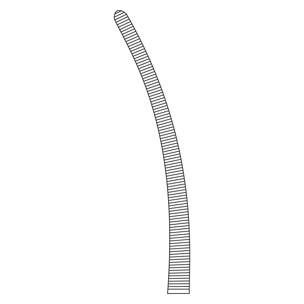 SAROT ARTERY FORCEP CVD JAW 3IN OL 9-1/2IN CRVD CH1682 | Shop STERIS