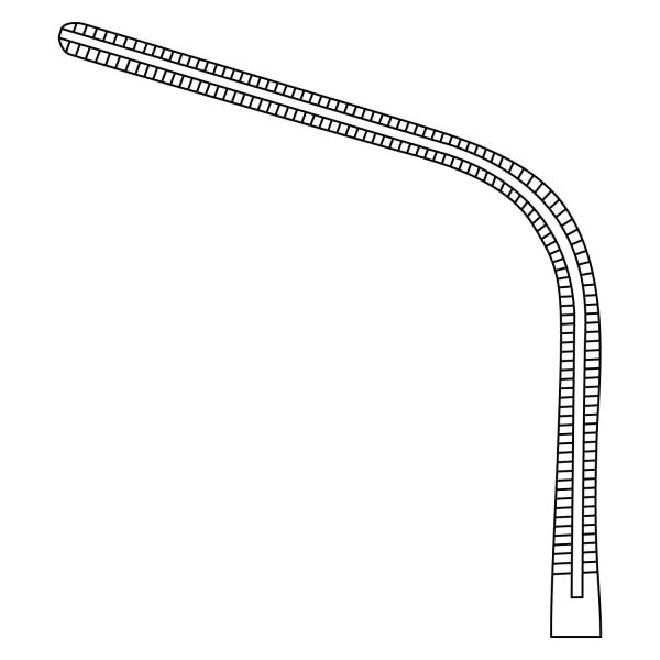HARKEN CLAMP CVD JAW COOLEY TEETH 5CM CH6473 | Boutique STERIS