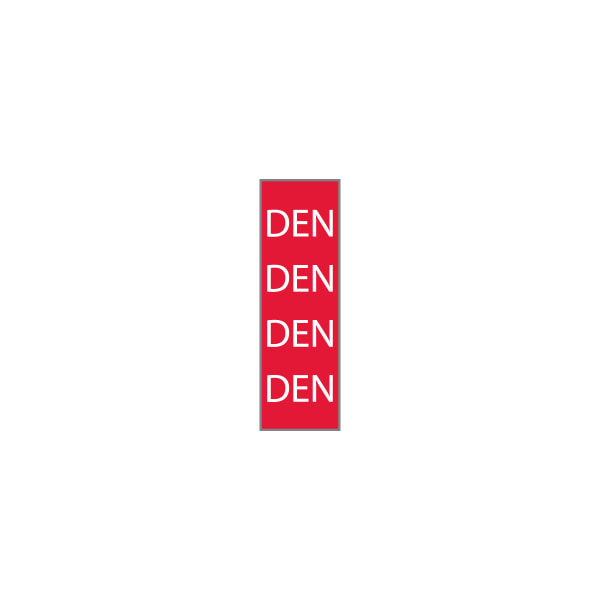 ID SHEET TAPE RED / DEN WHITE 0.25 INCH [1/ST] T60304 | Shop STERIS