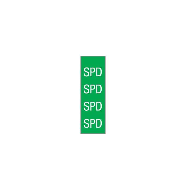 ID SHEET TAPE GREEN / SPD WHITE 0.25 INCH [1/ST] T61403 | Shop STERIS
