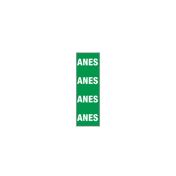 ID SHEET TAPE GREEN / ANES WHITE 0.25 INCH [1/ST] T68803 | Shop STERIS