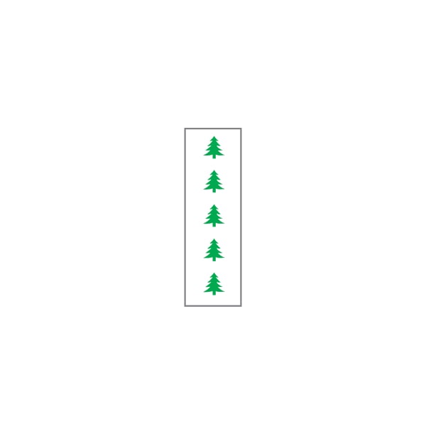 ID SHEET TAPE WT / PINE TREES GRN 0.25 INCH [1/ST] T7170103 | Shop STERIS