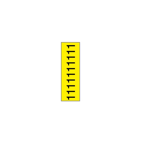 ID SHEET TAPE YELLOW / 1 BLACK 0.25 INCH [1/ST] T8010509 | Shop STERIS