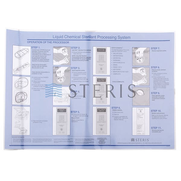 SS1E PROCESSOR WALL CHART T6520 | Shop STERIS