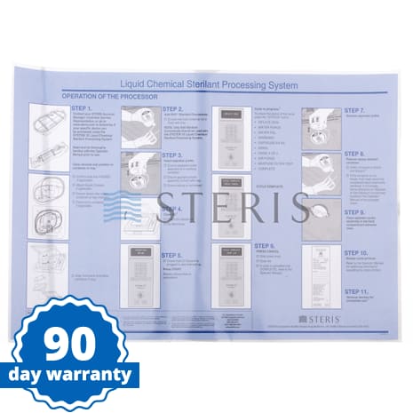 SS1E PROCESSOR WALL CHART T6520 | Shop STERIS
