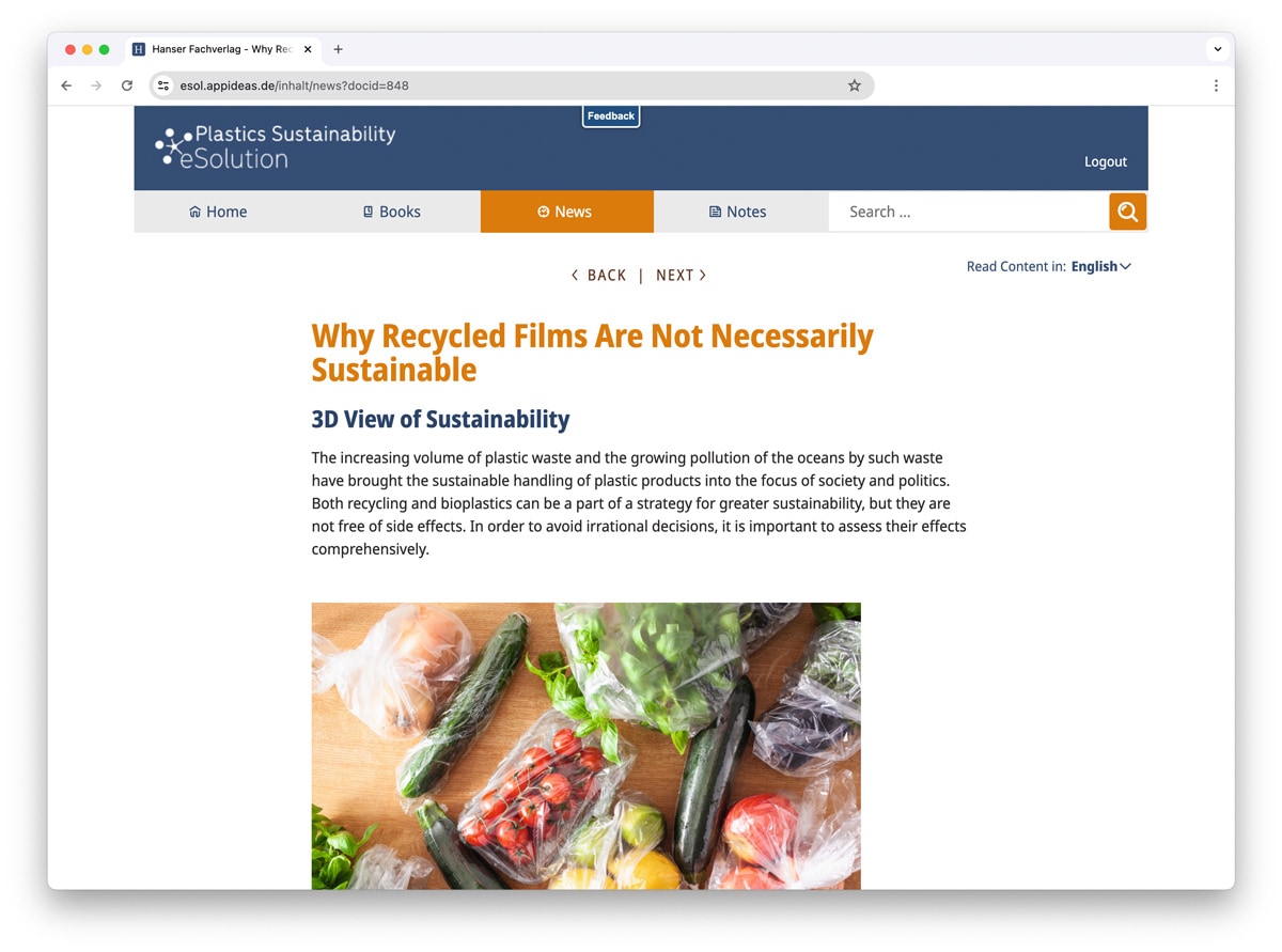 Plastics Sustainability eSolution - Explore the World of Sustainable ...