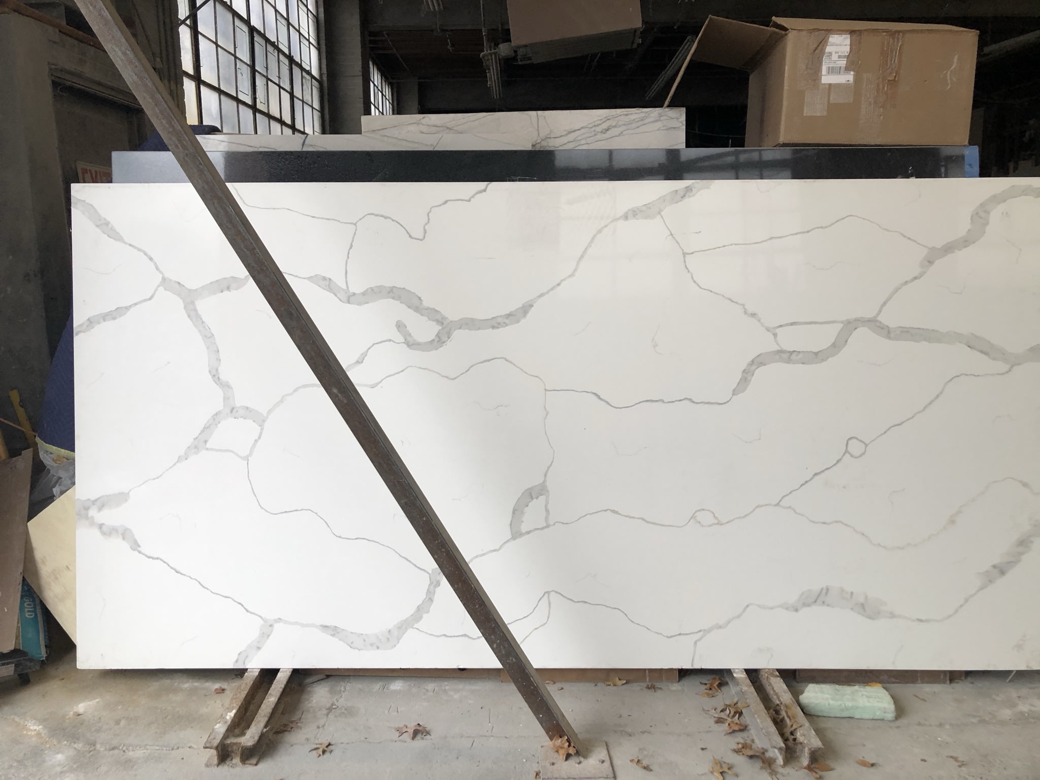 Calacatta Classic Quartz by Q Premium Natural Quartz by MSI - StoneTrash