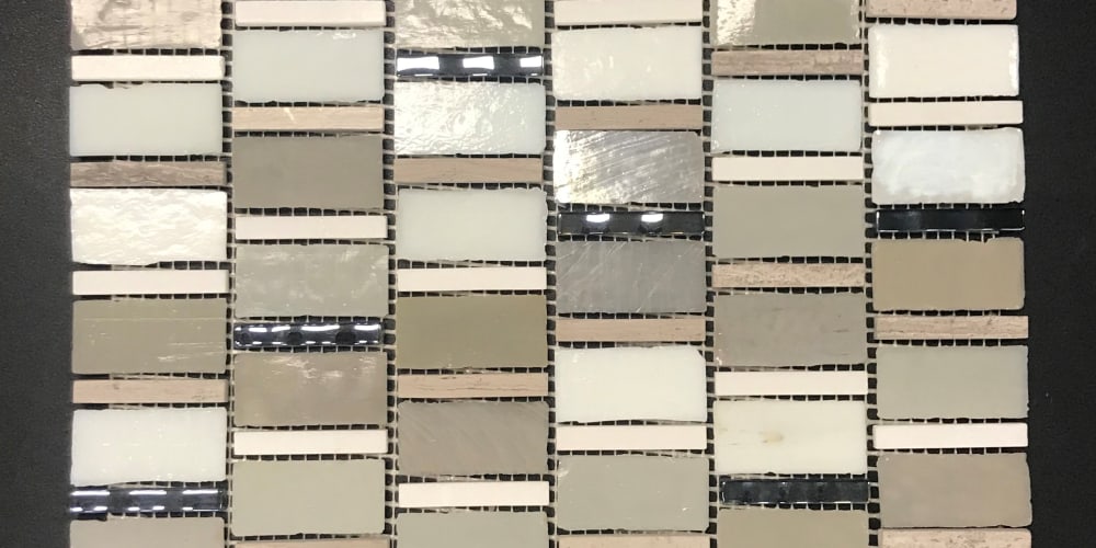 Bric-a-Brac Glass Tile by Avenue Mosaic - StoneTrash